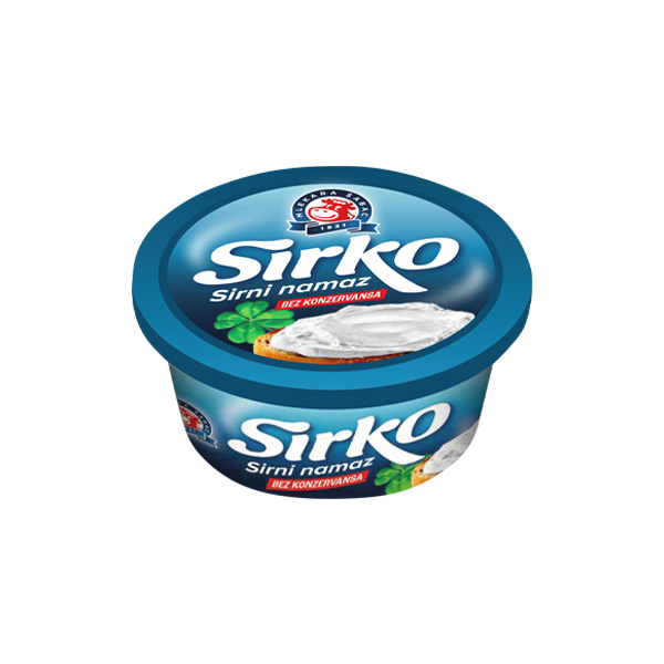 Šabac Sirni namaz Sirko 60% mm 100g KOM 12 – ZIM Commpany